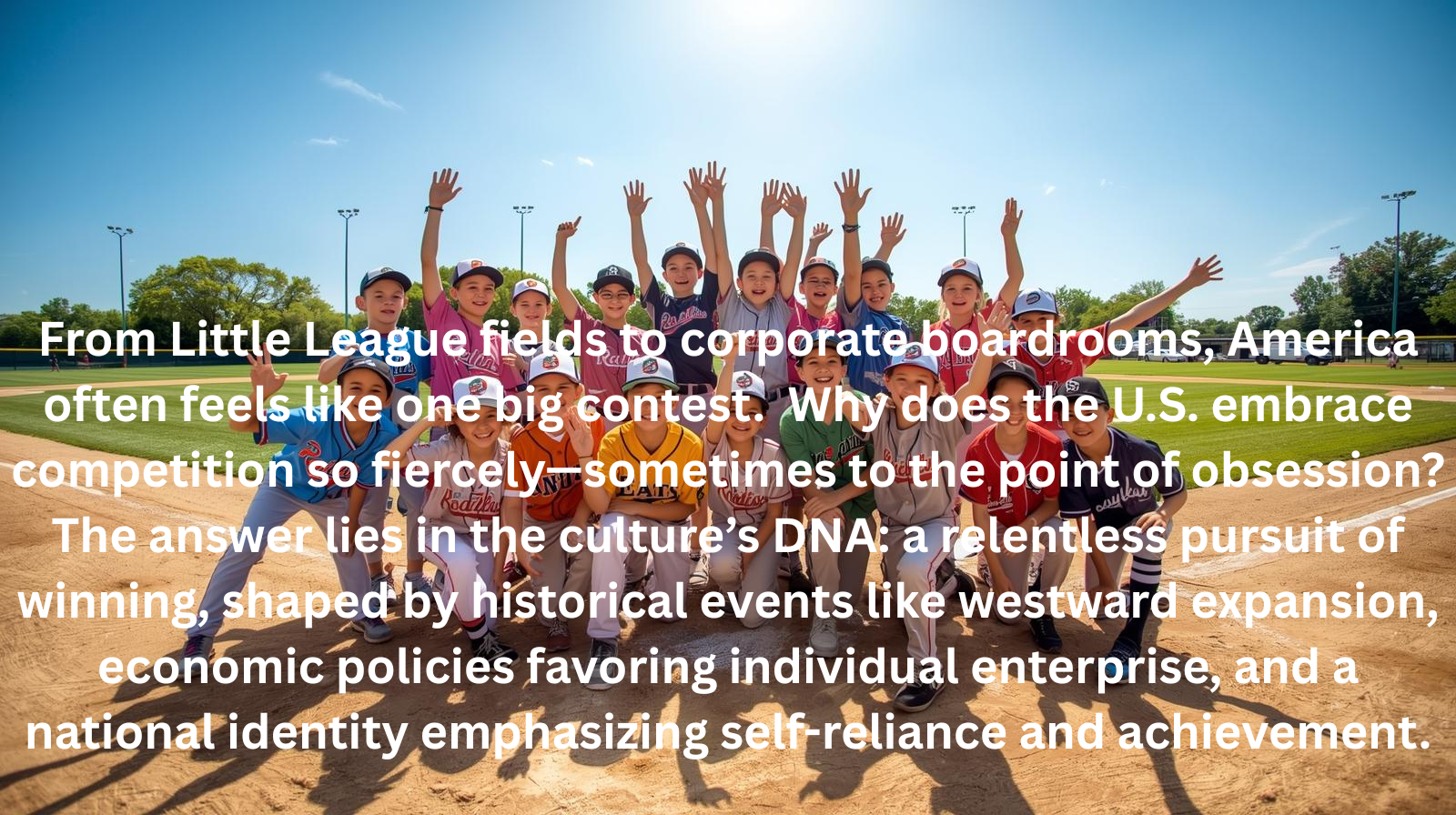 Why Is American Culture Obsessed with Competition? Dan J. Harkey